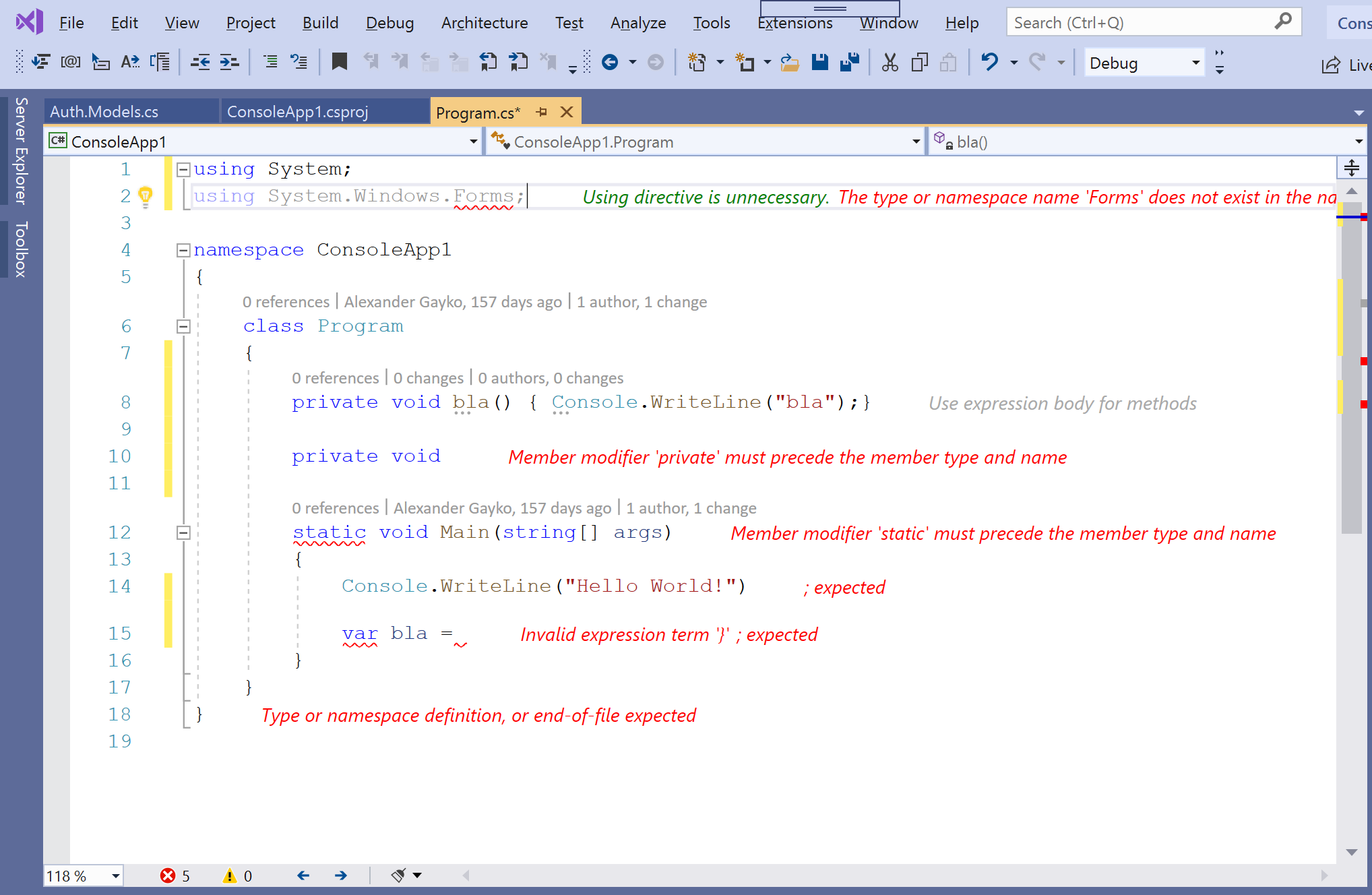 Visual Studio Show Inline Errors Visual Studio Marketplace